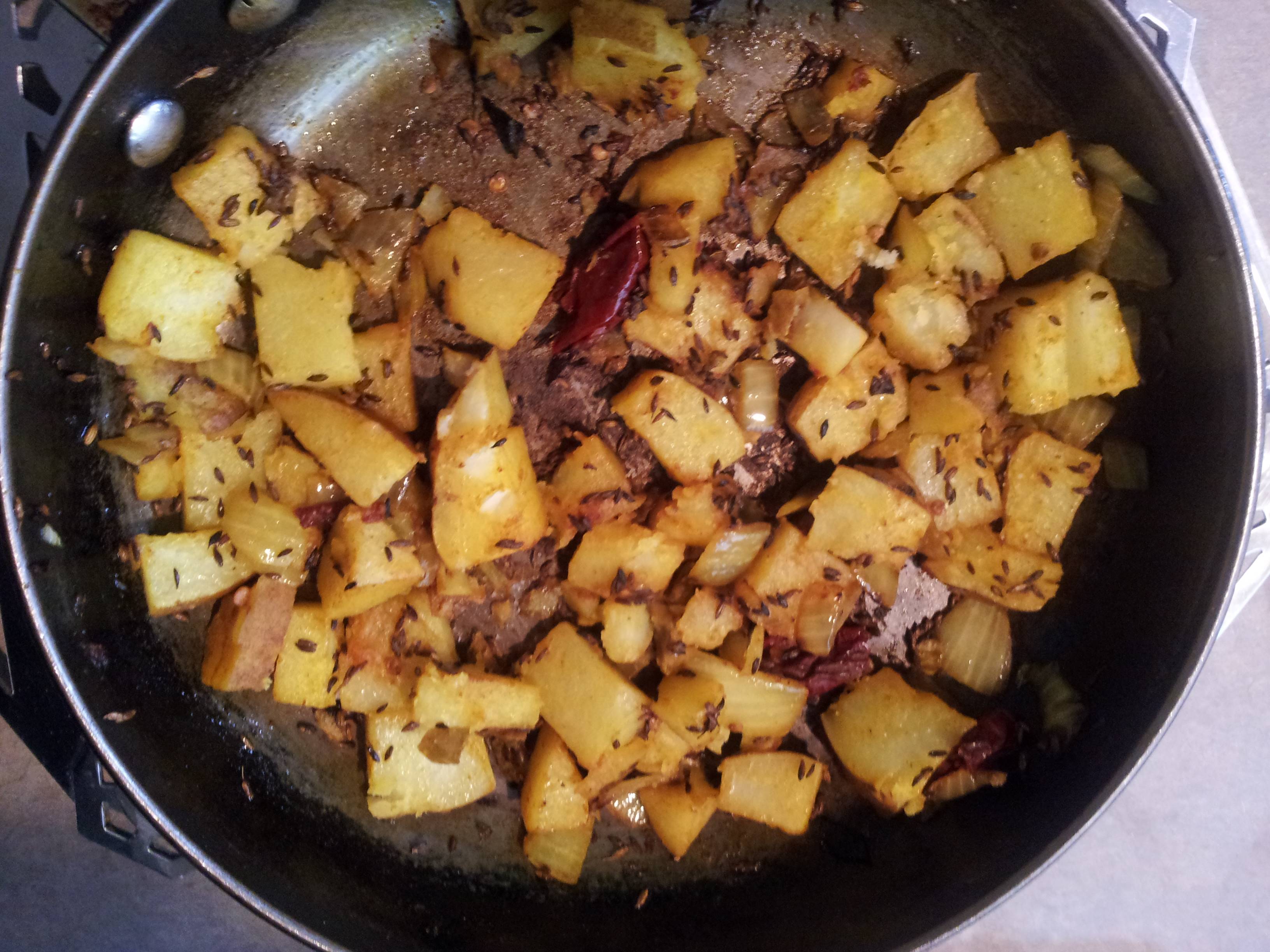 Potato chipotle hash